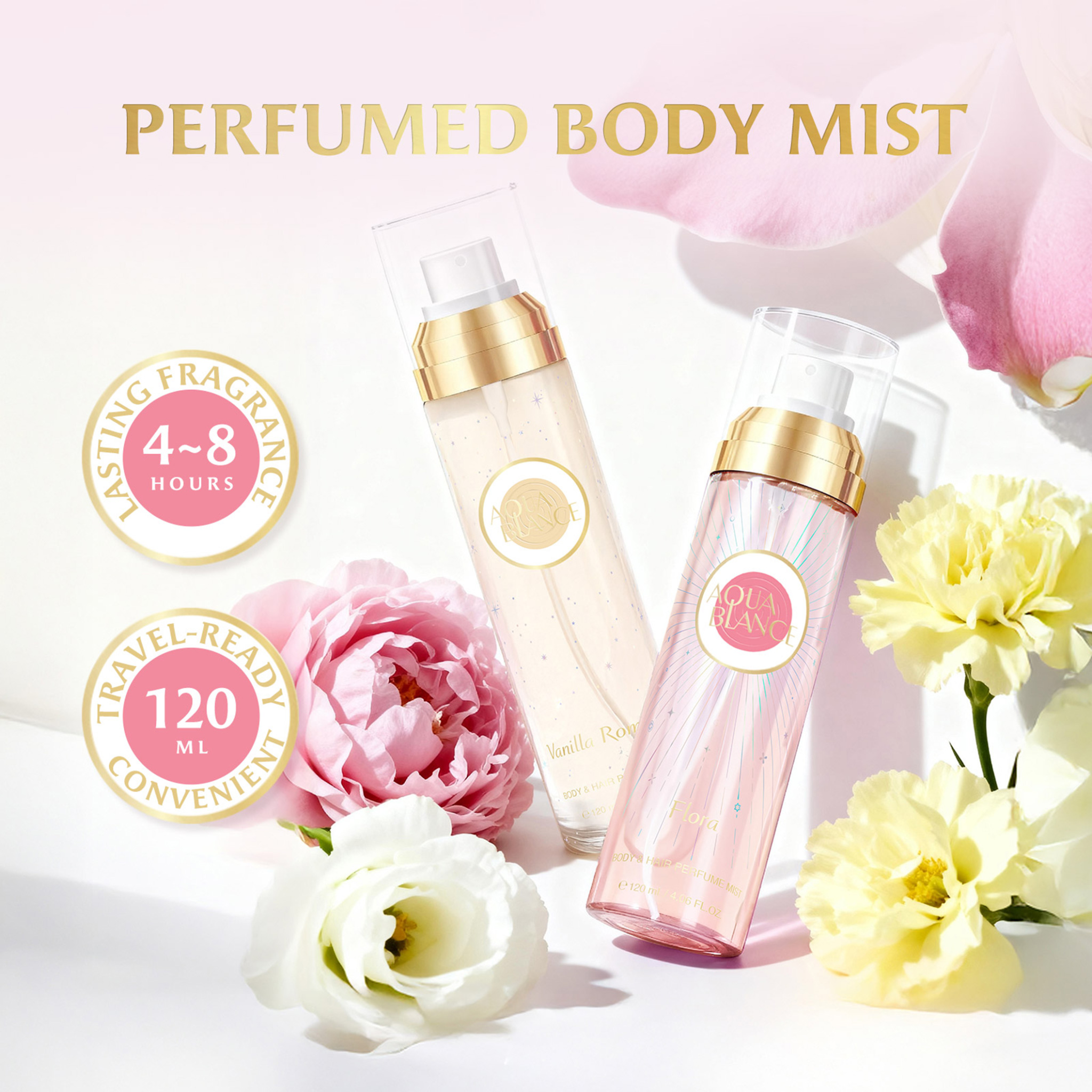 Aqua Balance 120ml Body & Hair Perfume Mist – Flora – Clark-Kara Pte. Ltd